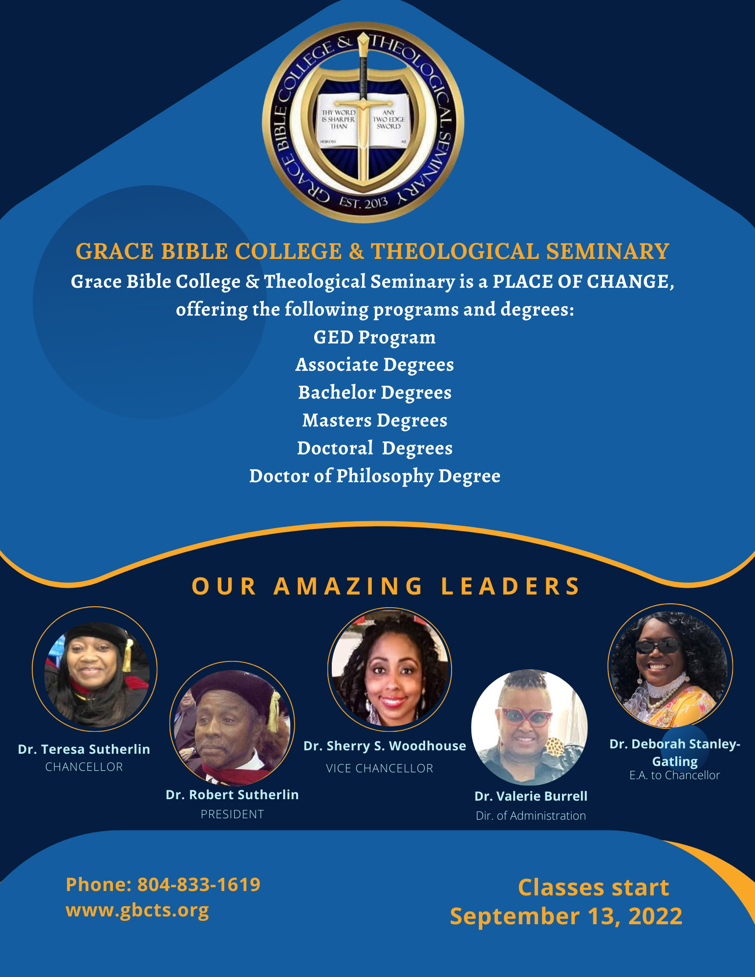 Grace is On The Grow! – Grace Bible College & Theological Seminary